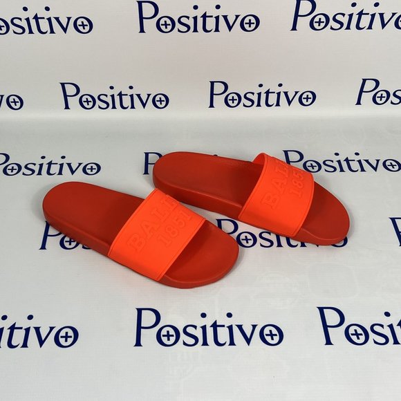 Bally | Shoes | Bally Slaim Arancio Rubber Sandals Us | Poshmark